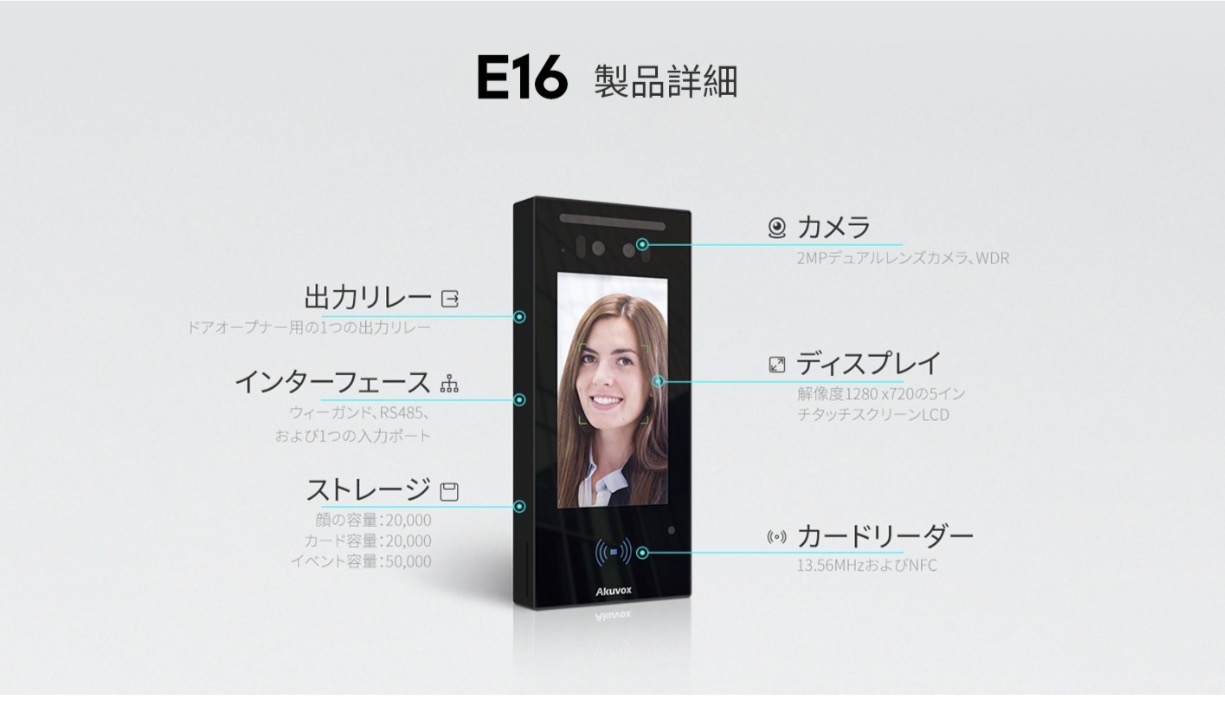 顔認証ドアホン E16C 設置・販売 | 福岡 REIWAクリエイト